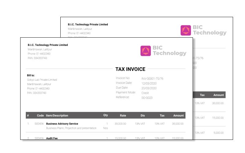 IRD Certified Computerized Billing Solution